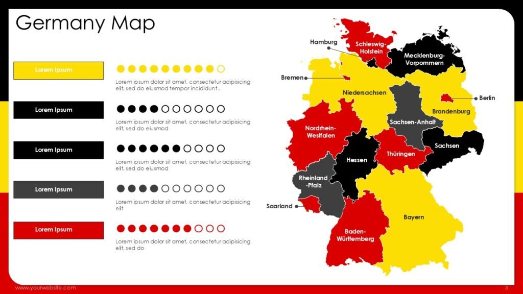 Germany Map Presentation Templates & Google Slides