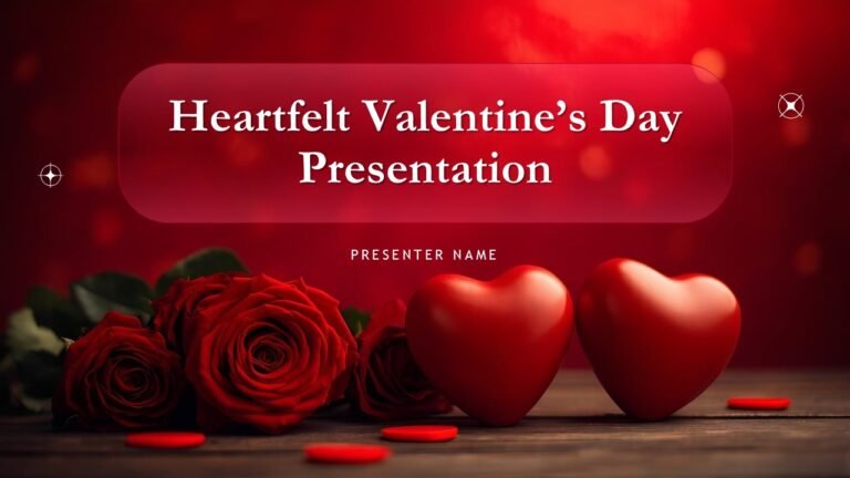 Heartfelt Valentines Day Presentation PowerPoint Templates