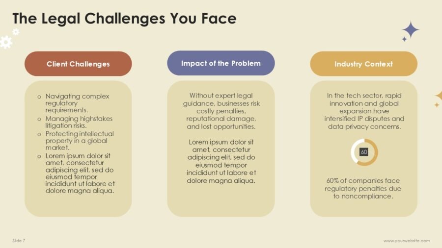 Law Centre Pitch Deck Presentation Template & Google Slides