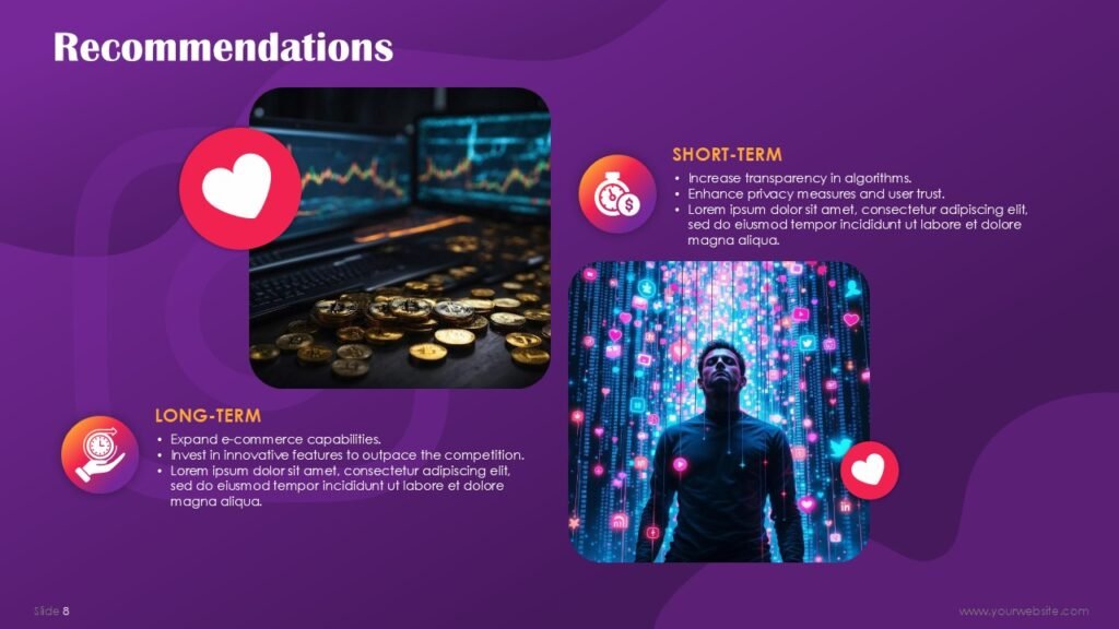 Instagram SWOT Analysis Presentation Template & Google slides