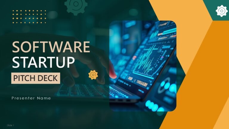 Software Startup Pitch Deck Presentation Templates