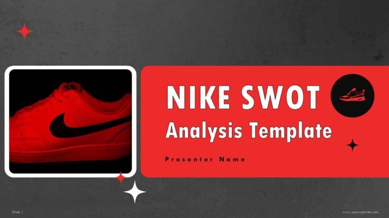 Nike Brand Strategy SWOT Analysis PowerPoint Templates