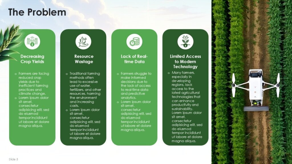 Agriculture Pitch Deck Presentation Template