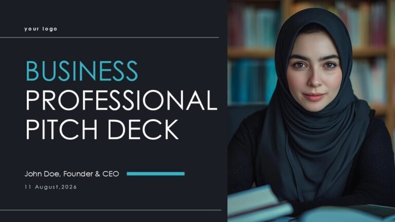 Business Professional Pitch Deck PowerPoint Presentation