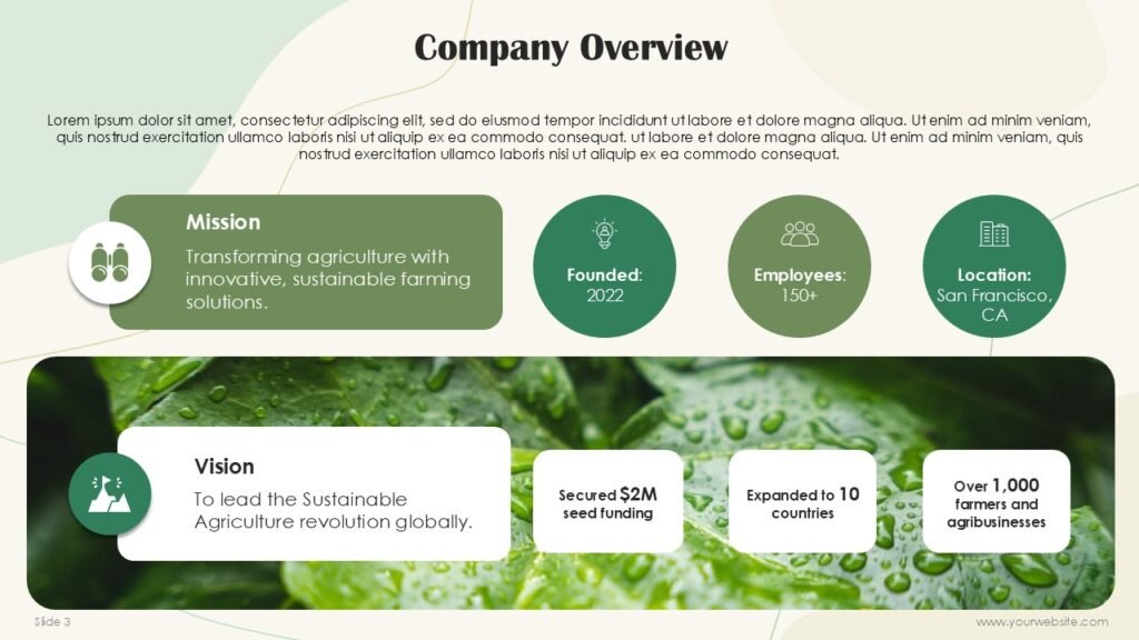 Green Ecosystem Project Proposal Presentation Template