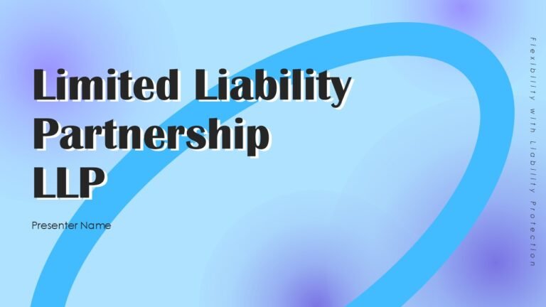 Limited Liability Partnership LLP Presentation Templates