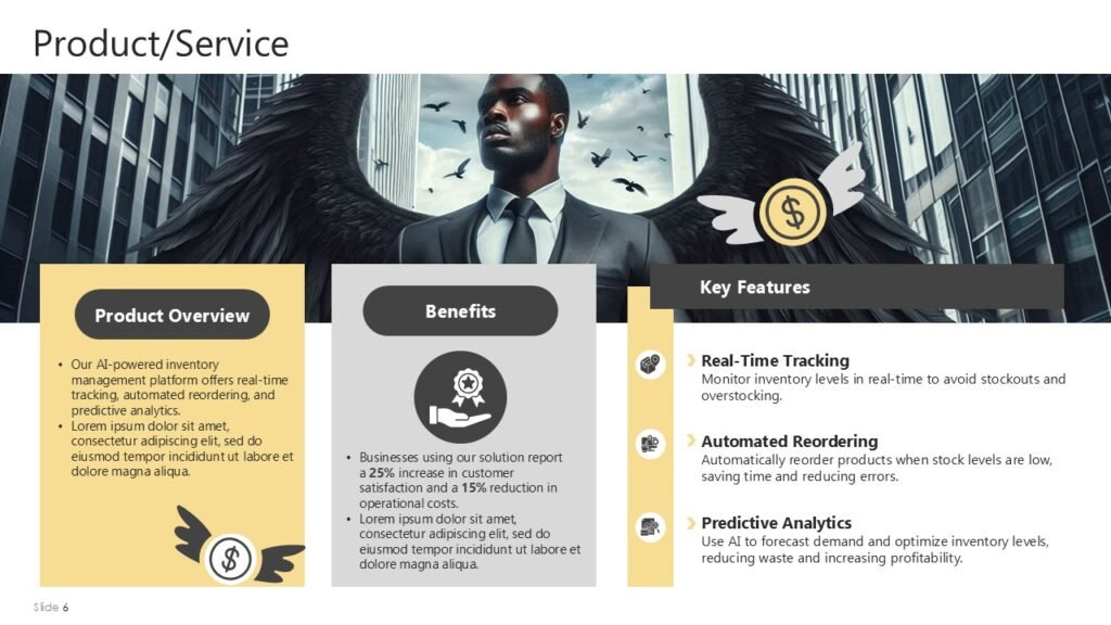 The Winning Pitch Angel Investor Deck Presentation Template