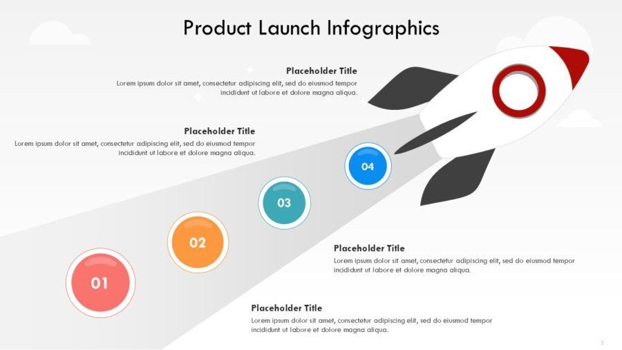 Product Launch Infographics PowerPoint Template