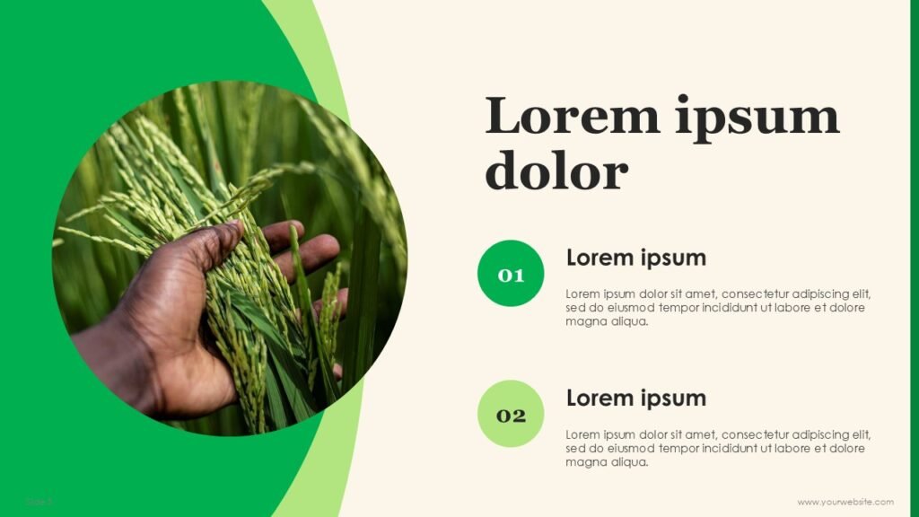 Spring Green Field PowerPoint Presentation Templates