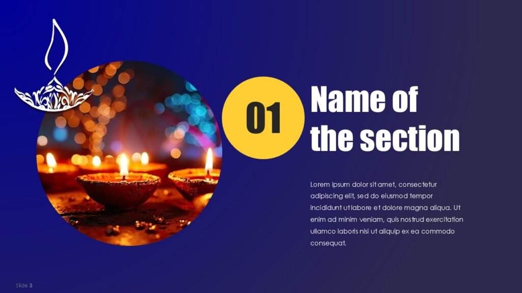 Diwali Festival Presentation PPT Template