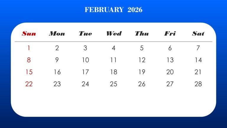 2026 Monthly Calendar Template PPT PowerPoint Infographics | SlidesBrain