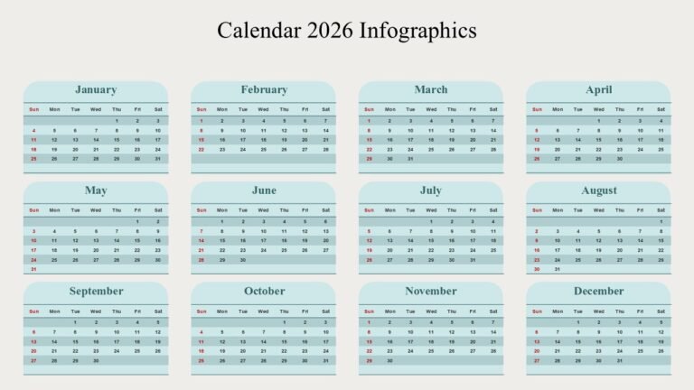 Calendar 2026 Strategic Event Planning PowerPoint Infographics ...